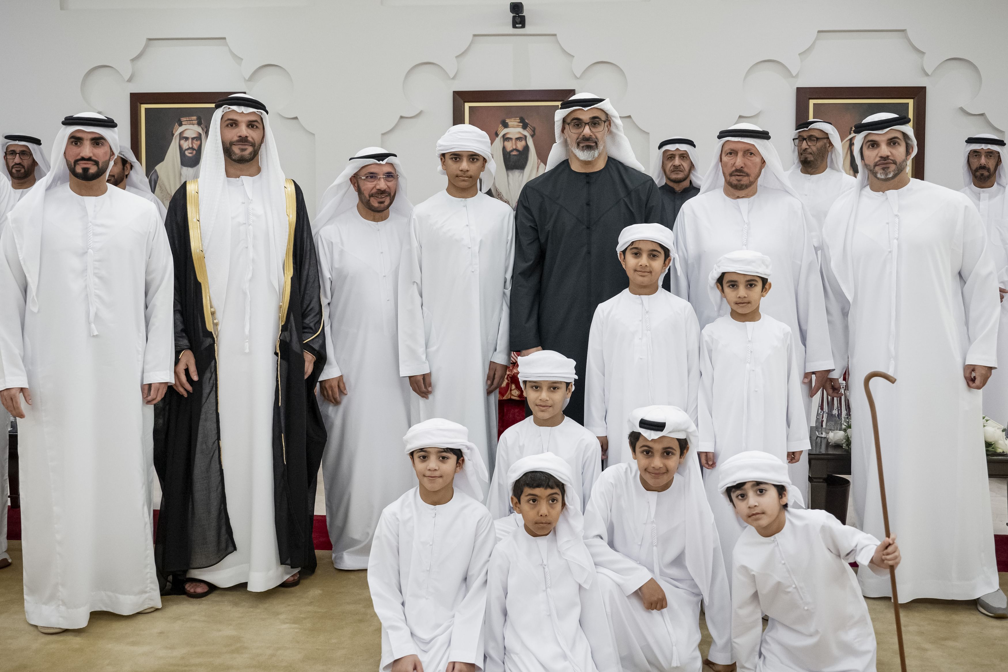 Khaled bin Mohamed bin Zayed attends Mansour Ibrahim Nasser Al-Alawi ...