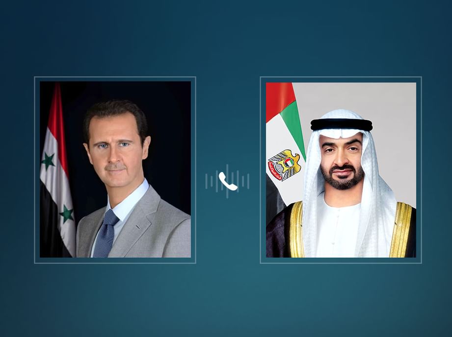 UAE, Syrian Presidents discuss developments in Syria over phone ...