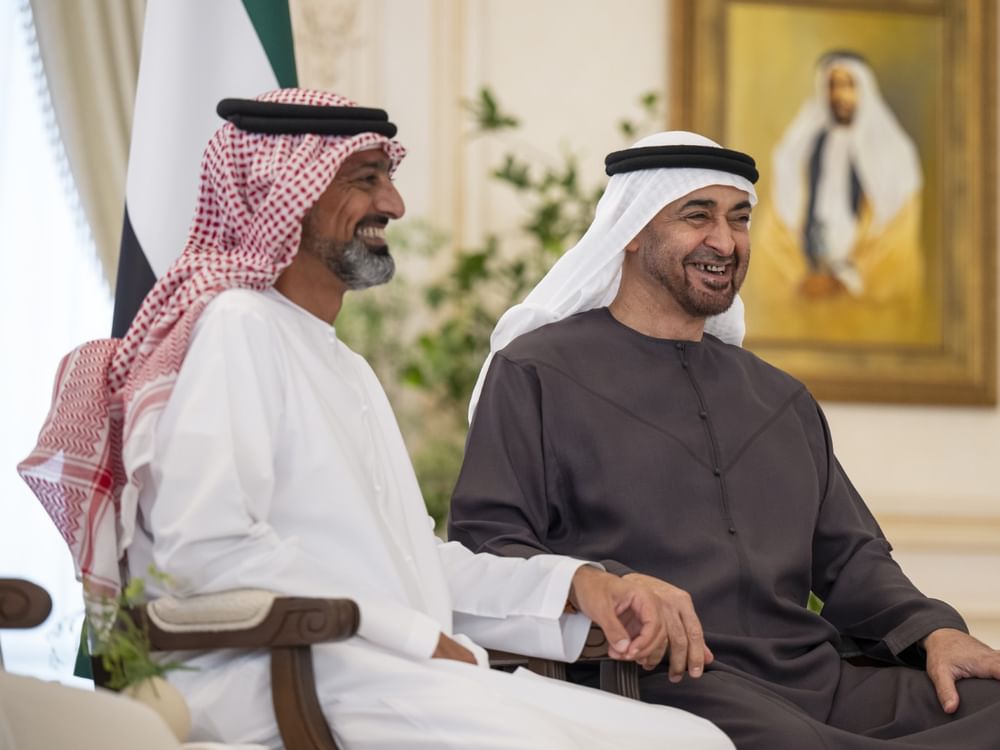 UAE President receives Crown Prince of Ajman
