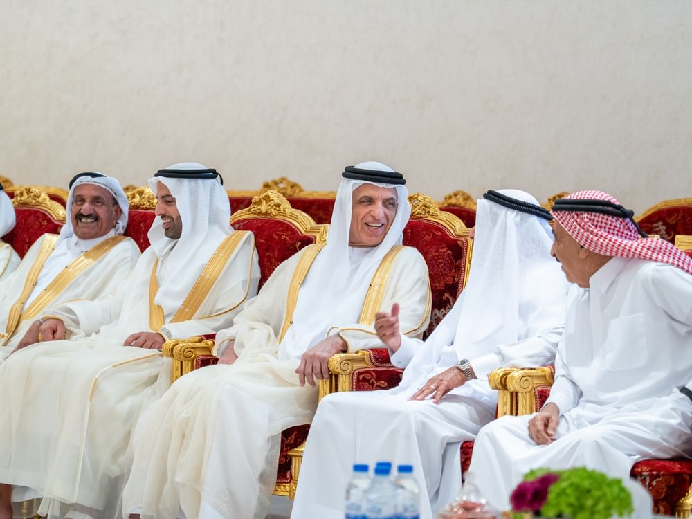 RAK Ruler receives Eid Al-Adha well-wishers | Emirates News Agency