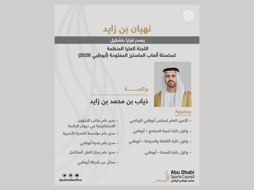 Nahyan Bin Zayed Issues Resolution To Form Supreme Organising Committee