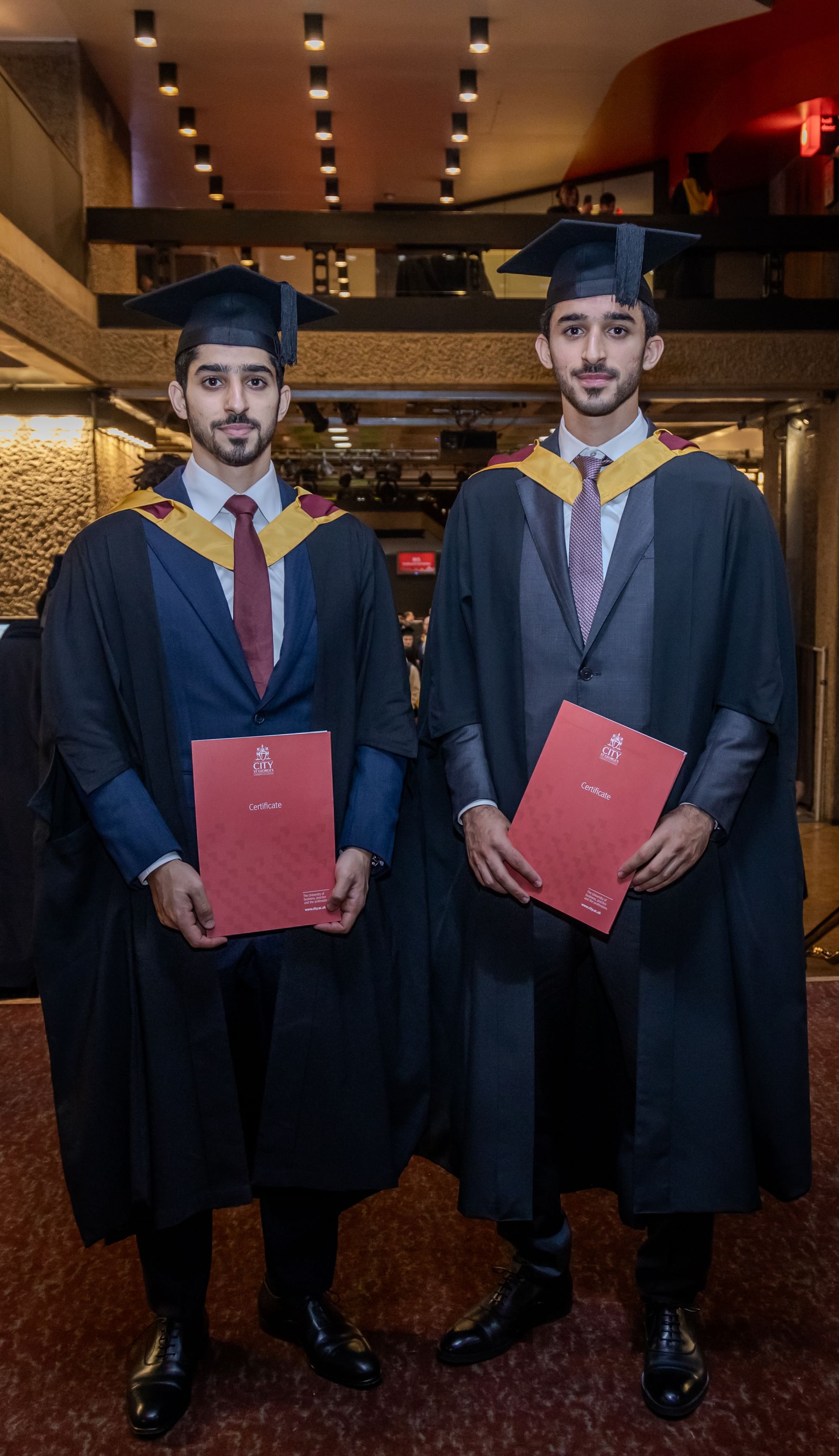 Umm Al Qaiwain Ruler attends graduation of his sons | Emirates News Agency