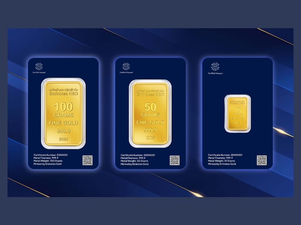 Emirates NBD unveiles ‘Emirates NBD Gold’ branded gold bar | Emirates ...