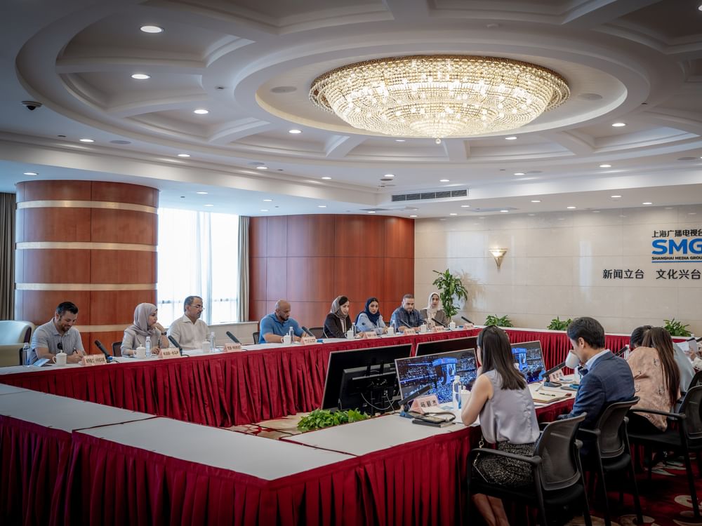 Abdulla Al Hamed meets Shanghai media leaders to advance UAE–China ...