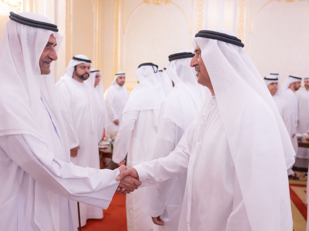 Ruler of Fujairah receives Eid Al-Adha well-wishers | Emirates News Agency