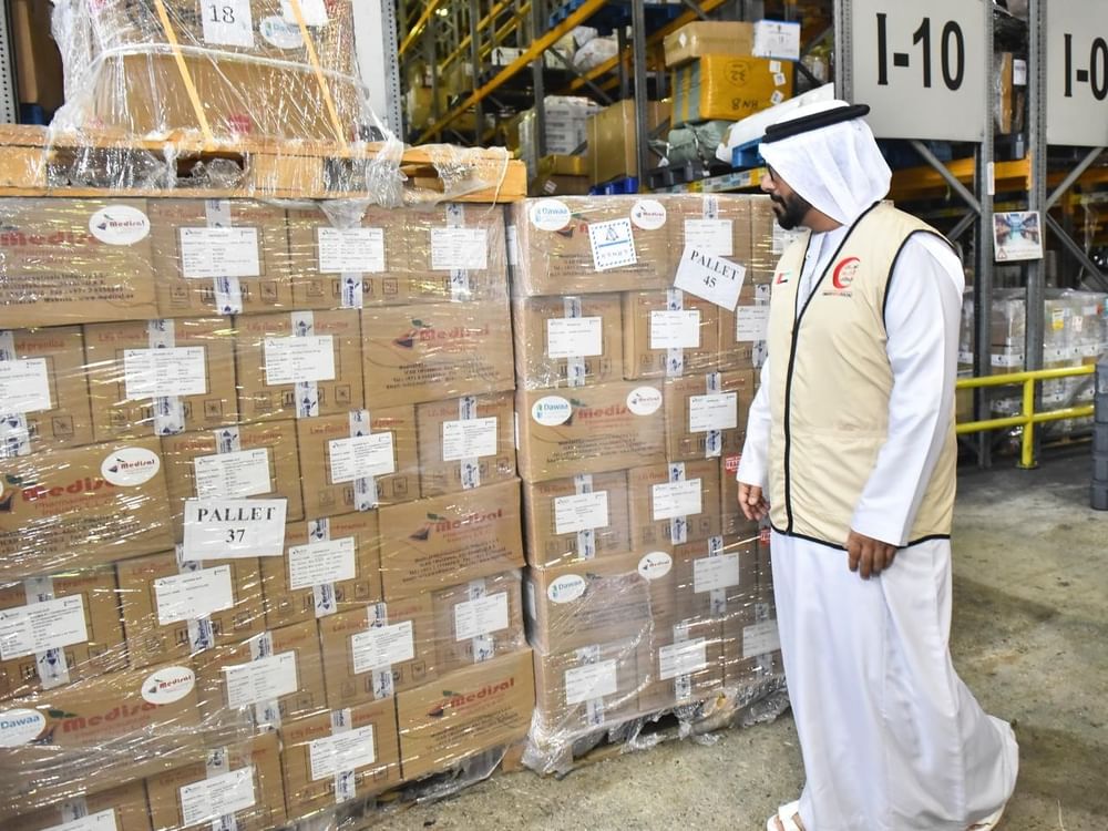 الهلال الأحمر الإماراتي يقدم مساعدات طبية متنوعة لدعم القطاع الصحي في