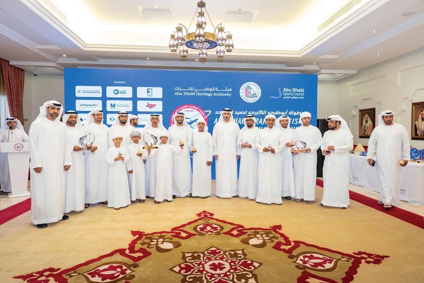 Nahyan bin Zayed awards winners of Abu Dhabi Grand Kingfish ...