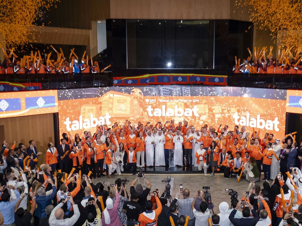 Talabat debuts on Dubai Financial Market in largest tech IPO this year ...