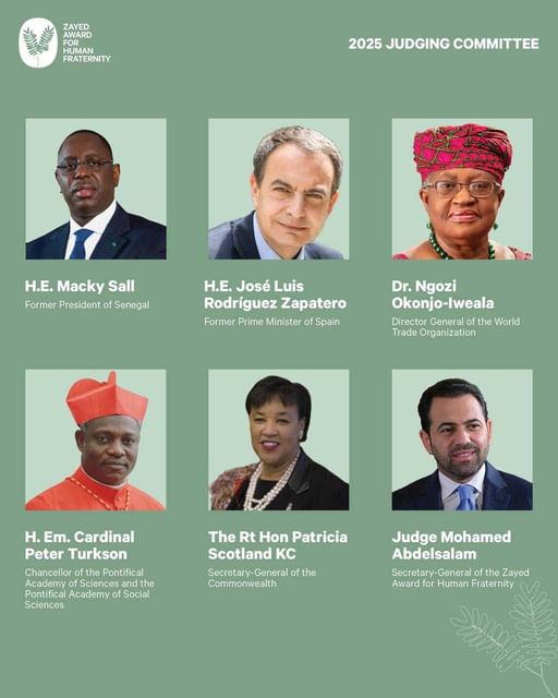 New judging committee to decide honourees of 6th edition of Zayed Award ...