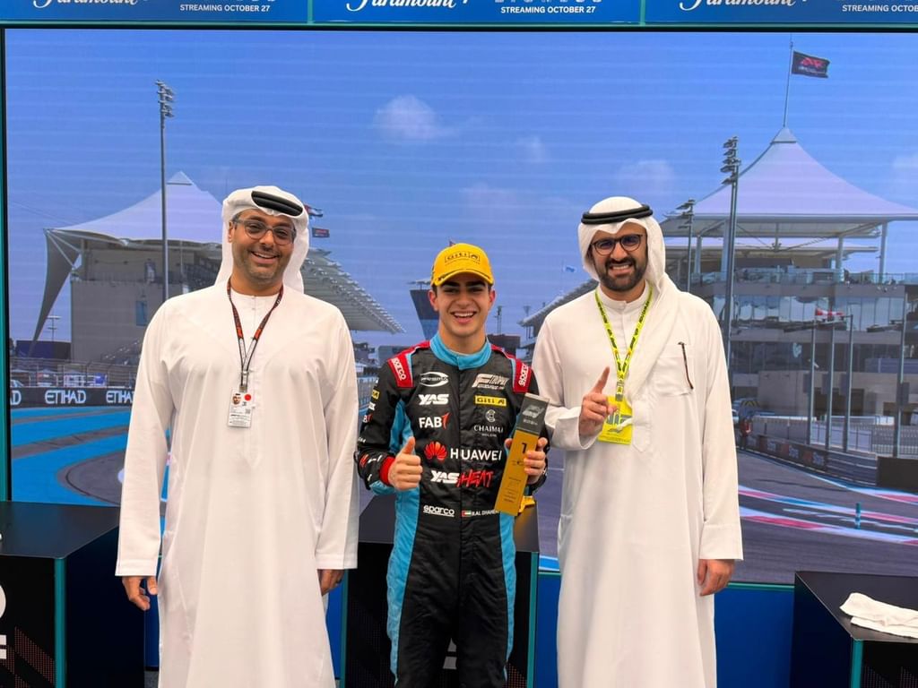 Al Dhaheri finishes F4 career by taking chequered flag at Abu Dhabi GP ...