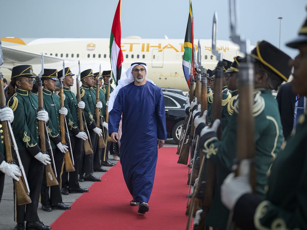 Crown Prince of Abu Dhabi departs South Africa after attending G20 ...