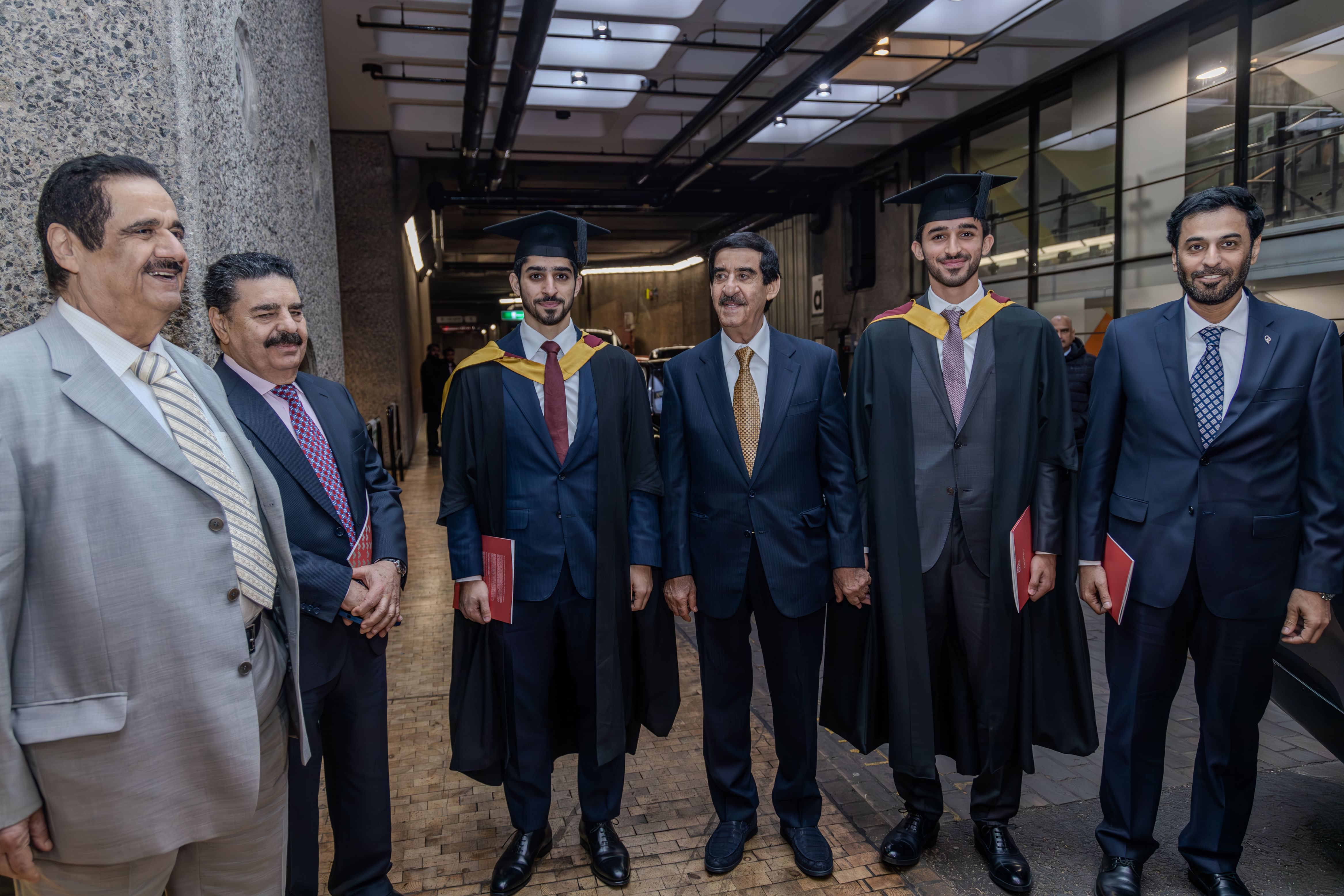 Umm Al Qaiwain Ruler attends graduation of his sons | Emirates News Agency