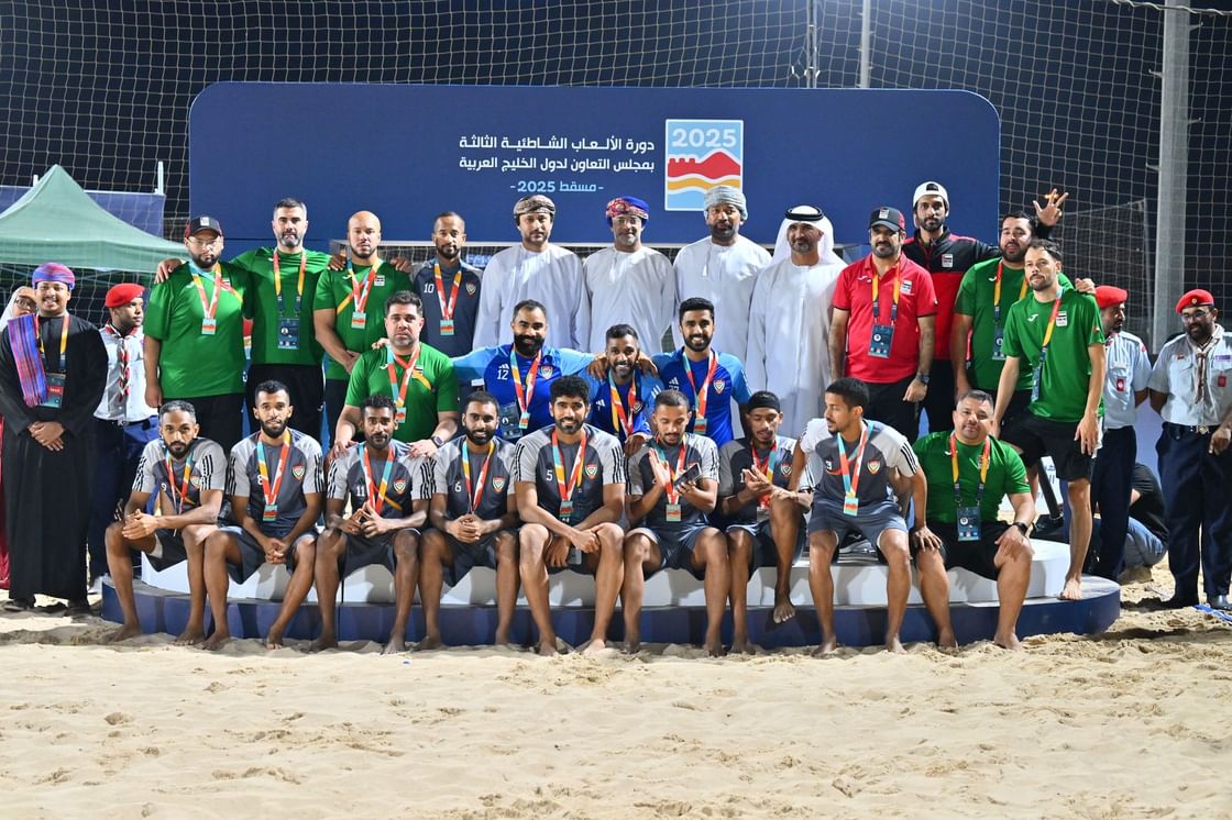 UAE secures second place at GCC Beach Games Muscat 2025 with 23 medals ...