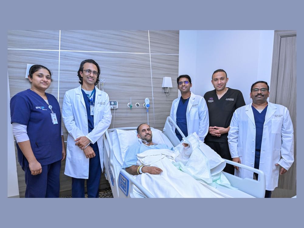 Burjeel Medical City doctors replant amputated arm in complex 10-hour ...