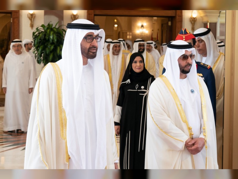 Mohammed bin Rashid, Mohamed bin Zayed receive Rulers of Emirates on ...