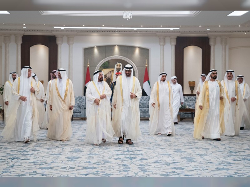 Mohammed bin Rashid, Mohamed bin Zayed receive Rulers of Emirates on ...