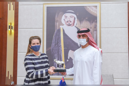 Ajman Crown Prince receives Ambassador of Australia | Emirates News Agency