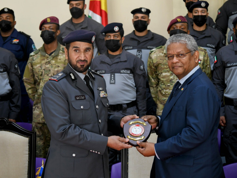 Commander-in-Chief of Abu Dhabi Police receives President of Seychelles ...
