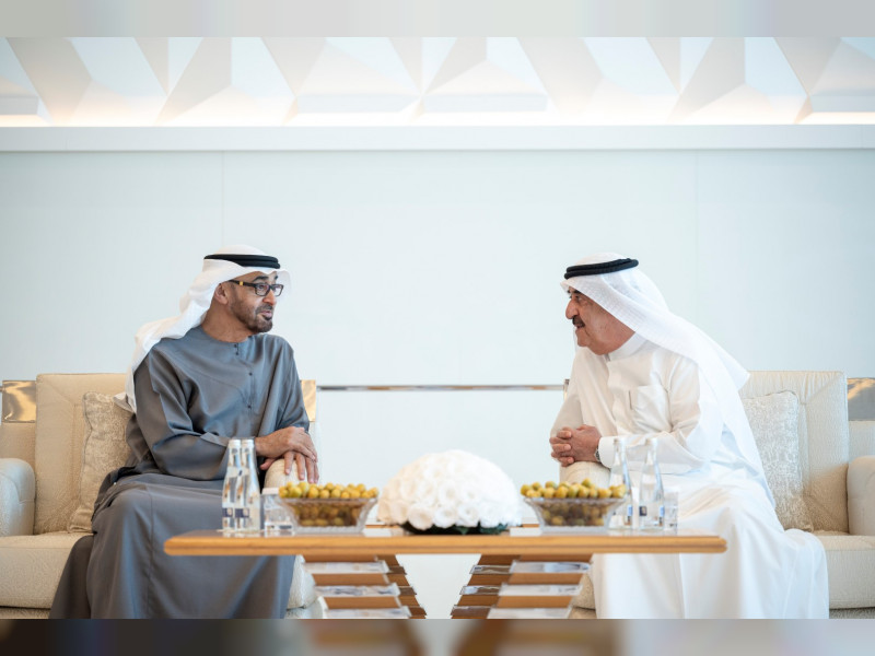 UAE President visits Umm Al Qaiwain Ruler | Emirates News Agency