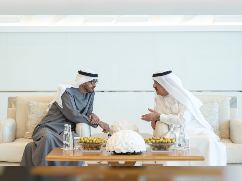 UAE President visits Umm Al Qaiwain Ruler | Emirates News Agency