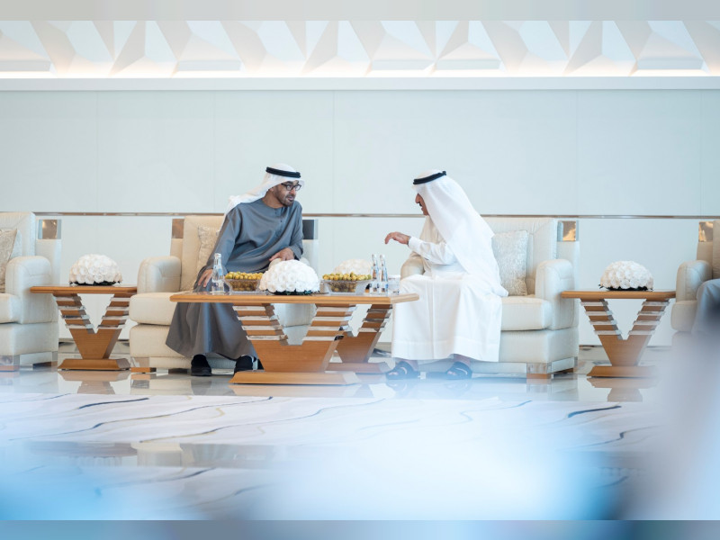 UAE President visits Umm Al Qaiwain Ruler | Emirates News Agency