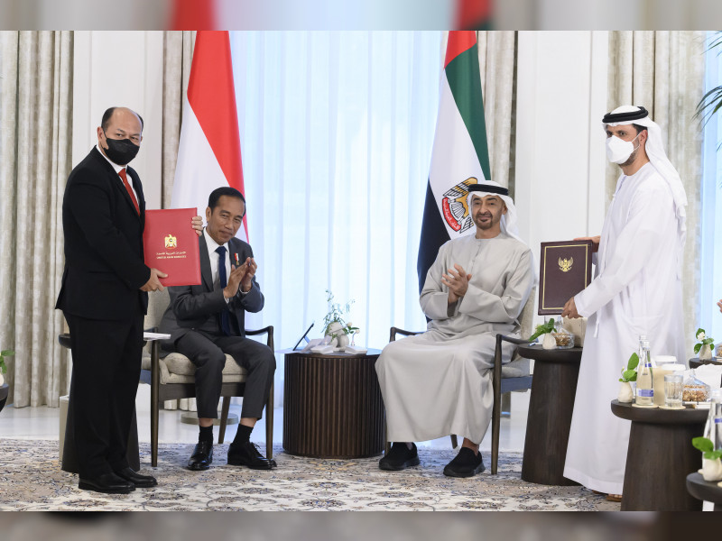 UAE President, Indonesian President witness signing of Comprehensive ...