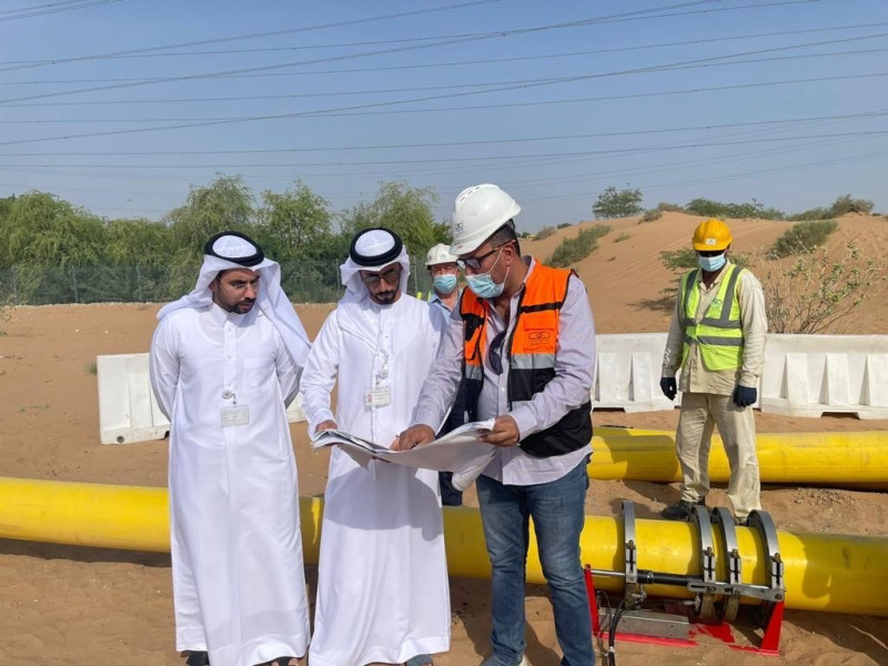 SEWA implements main line to connect natural gas to Al Zubair ...