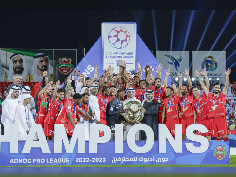 Shabab Al Ahli crowned ADNOC Pro League champions by Mansoor bin ...