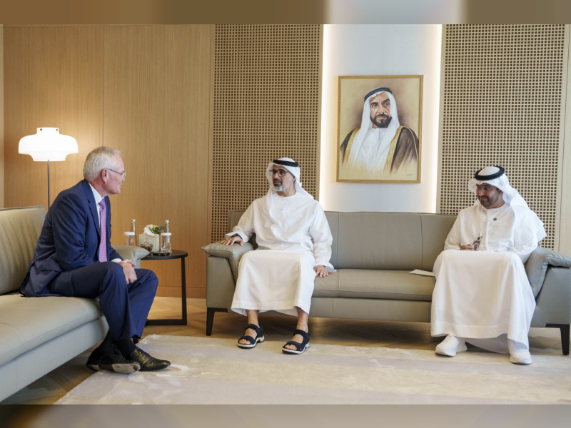 Khaled bin Mohamed bin Zayed receives ExxonMobil Chairman and CEO ...