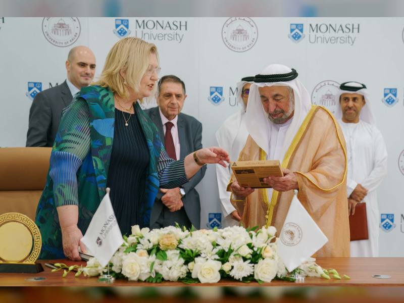 Sharjah Ruler signs MoU between University of Kalba, Monash University ...