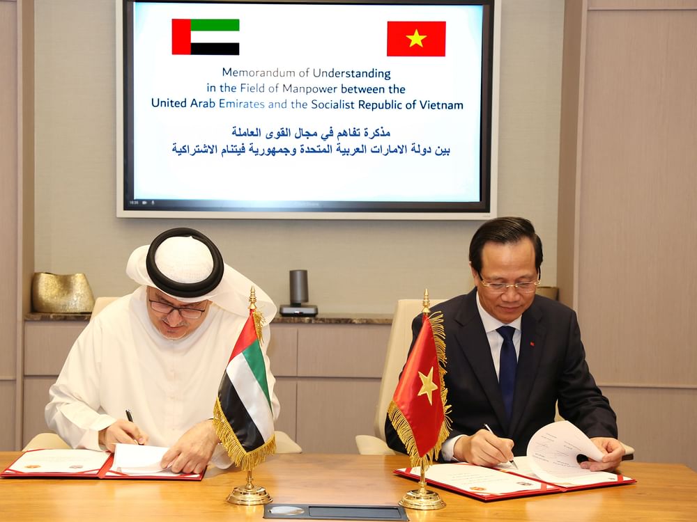 UAE, Vietnam sign MoU on workforce | Emirates News Agency
