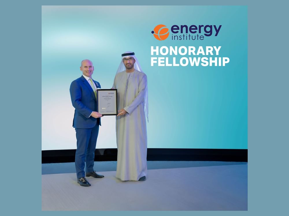 Sultan Al Jaber made Honorary Fellow of Energy Institute for leadership ...