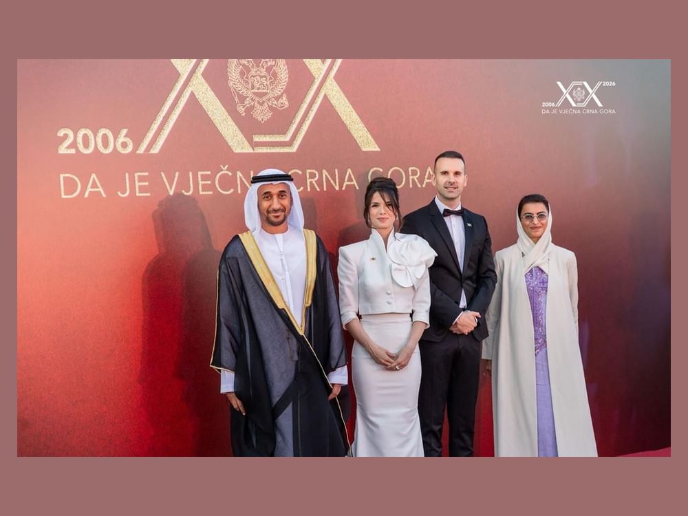 On behalf of UAE President, Noura Al Kaabi attends Montenegro’s 20th ...
