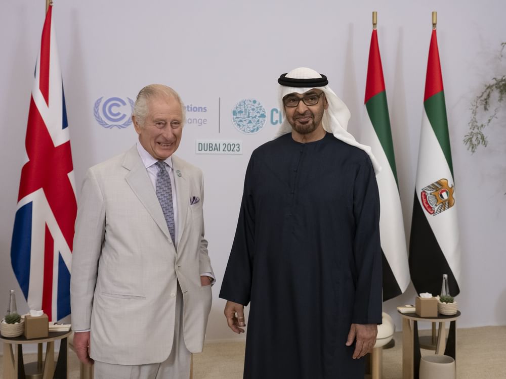 UAE President meets with King Charles III at COP28 in Dubai | Emirates ...