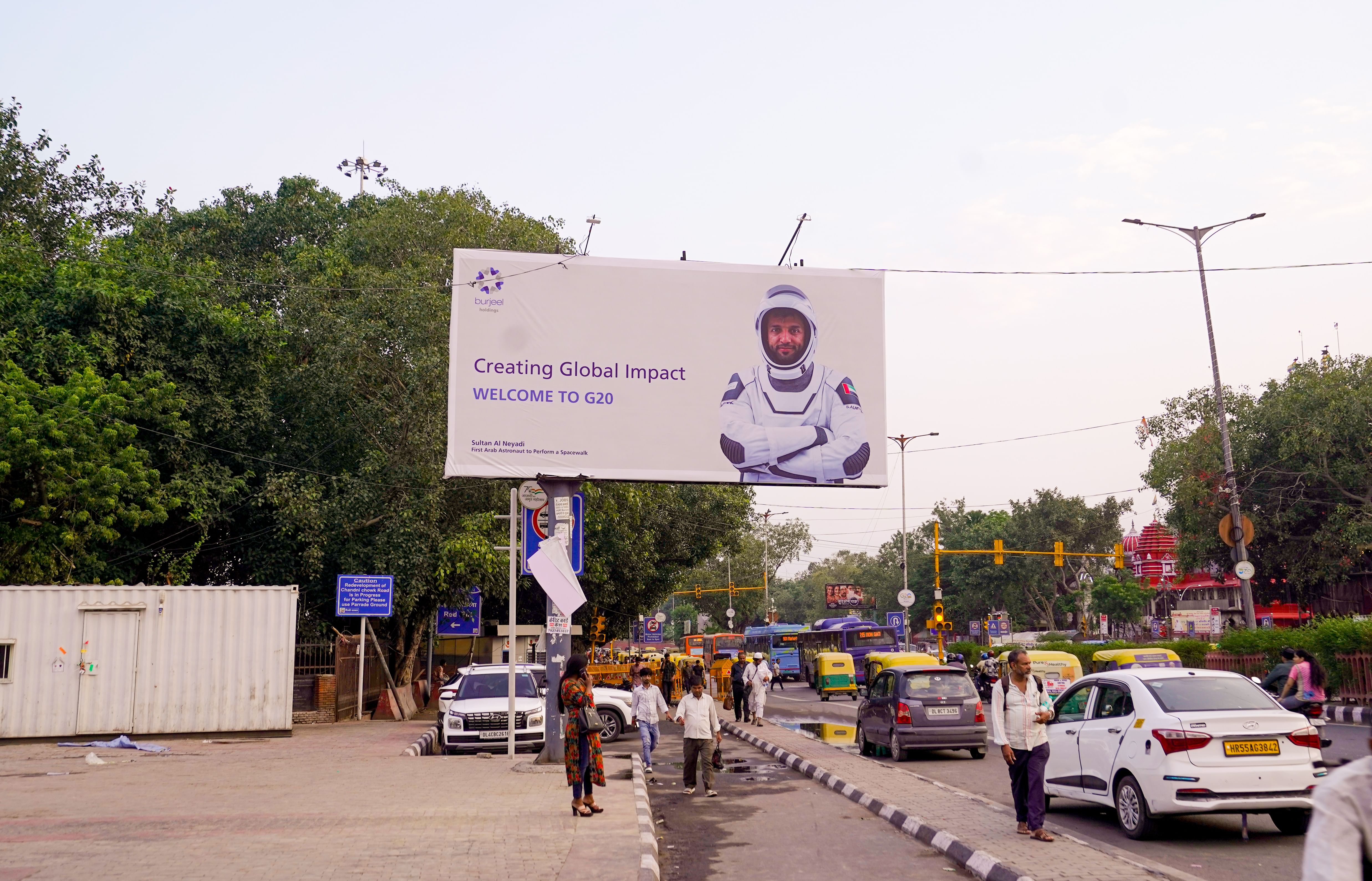 UAE astronaut Sultan AlNeyadi's billboards adorn New Delhi's streets ...