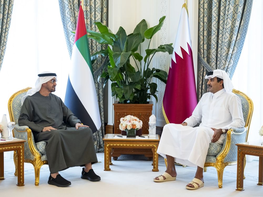 UAE President reaffirms support for Qatar’s sovereignty during meeting ...