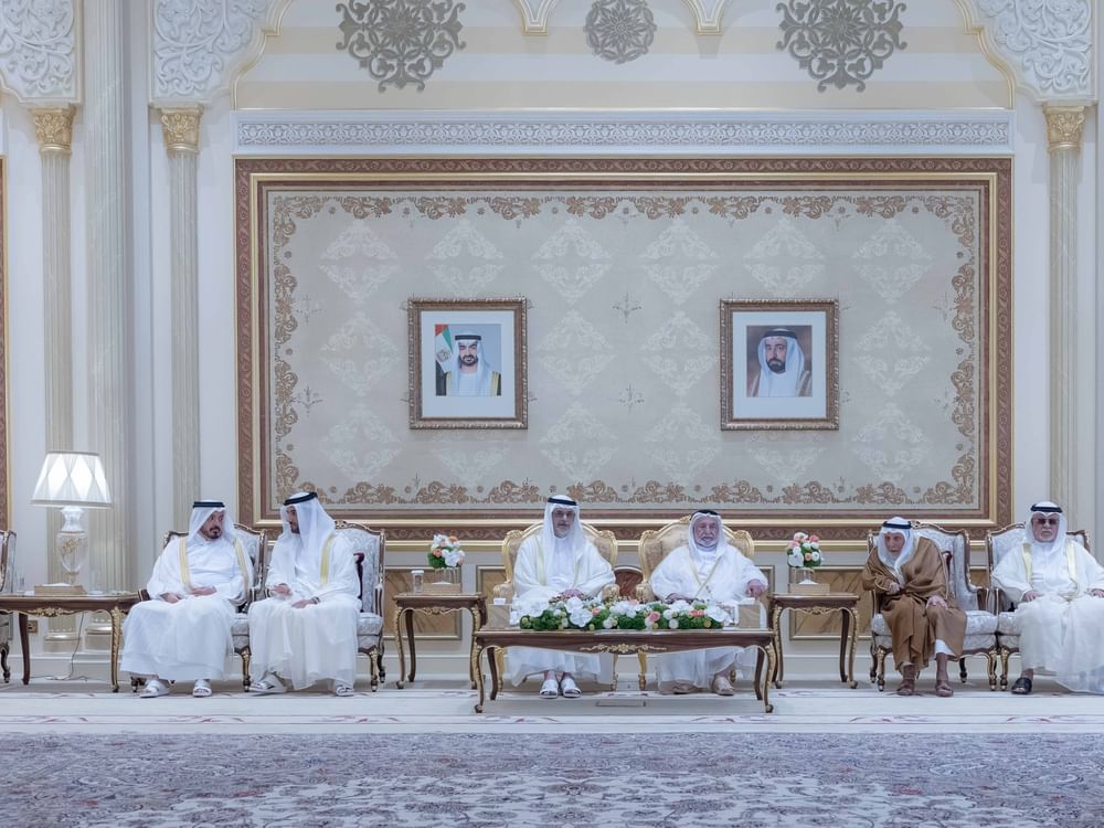 Sharjah Ruler receives Eid Al-Adha well-wishers | Emirates News Agency
