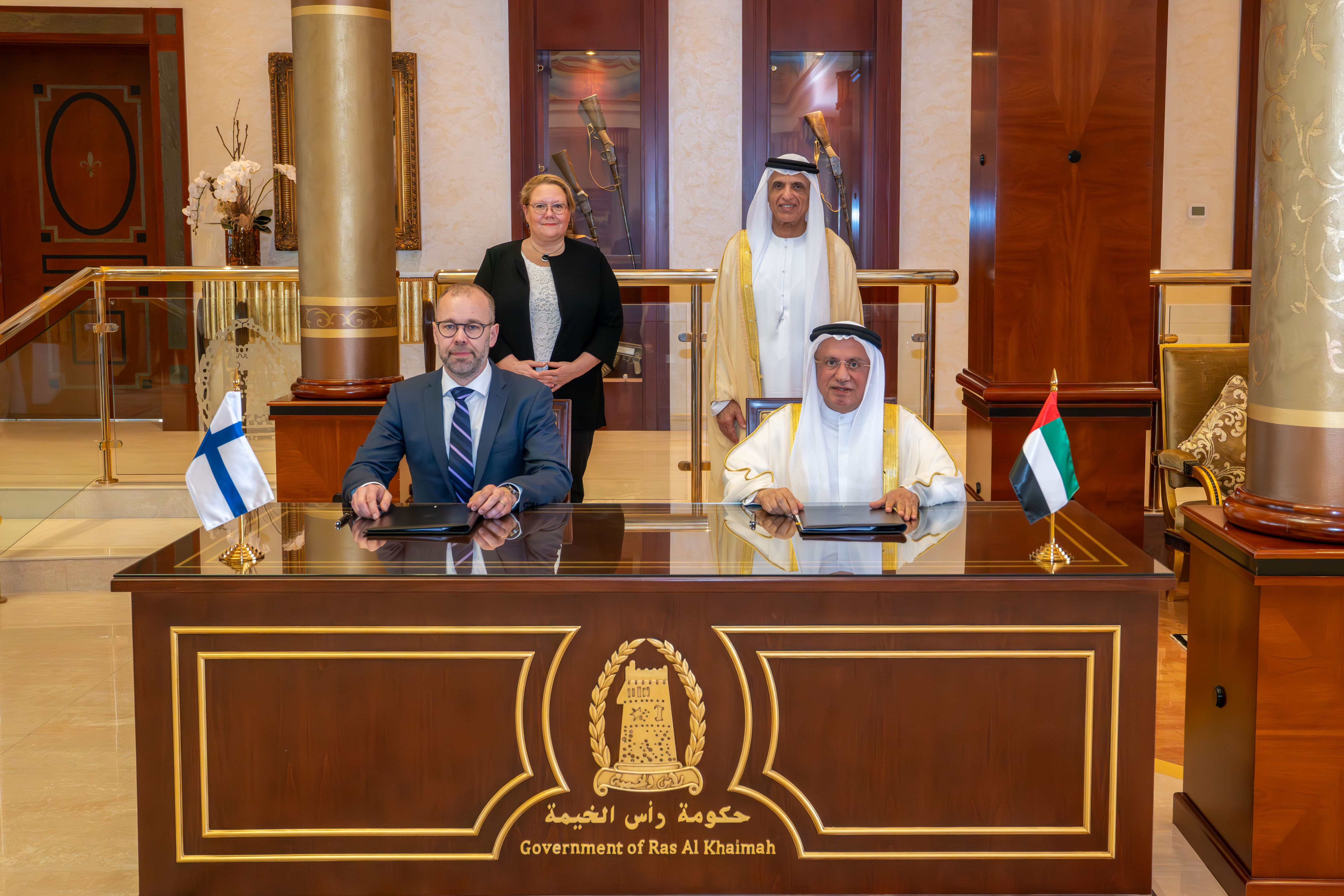 RAK Ruler witnesses signing of MoU between RAK Government, Finland's ...